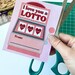 Valentines Scratcher Lottery Ticket Holder Slot Machine Printable for ...