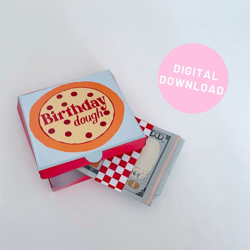 Pizza Box Money Holder - Etsy