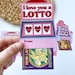 Valentines Scratcher Lottery Ticket Holder Slot Machine Printable for ...