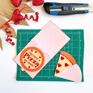 Pizza Box Valentine Card for Food Lovers and Significant Others or ...