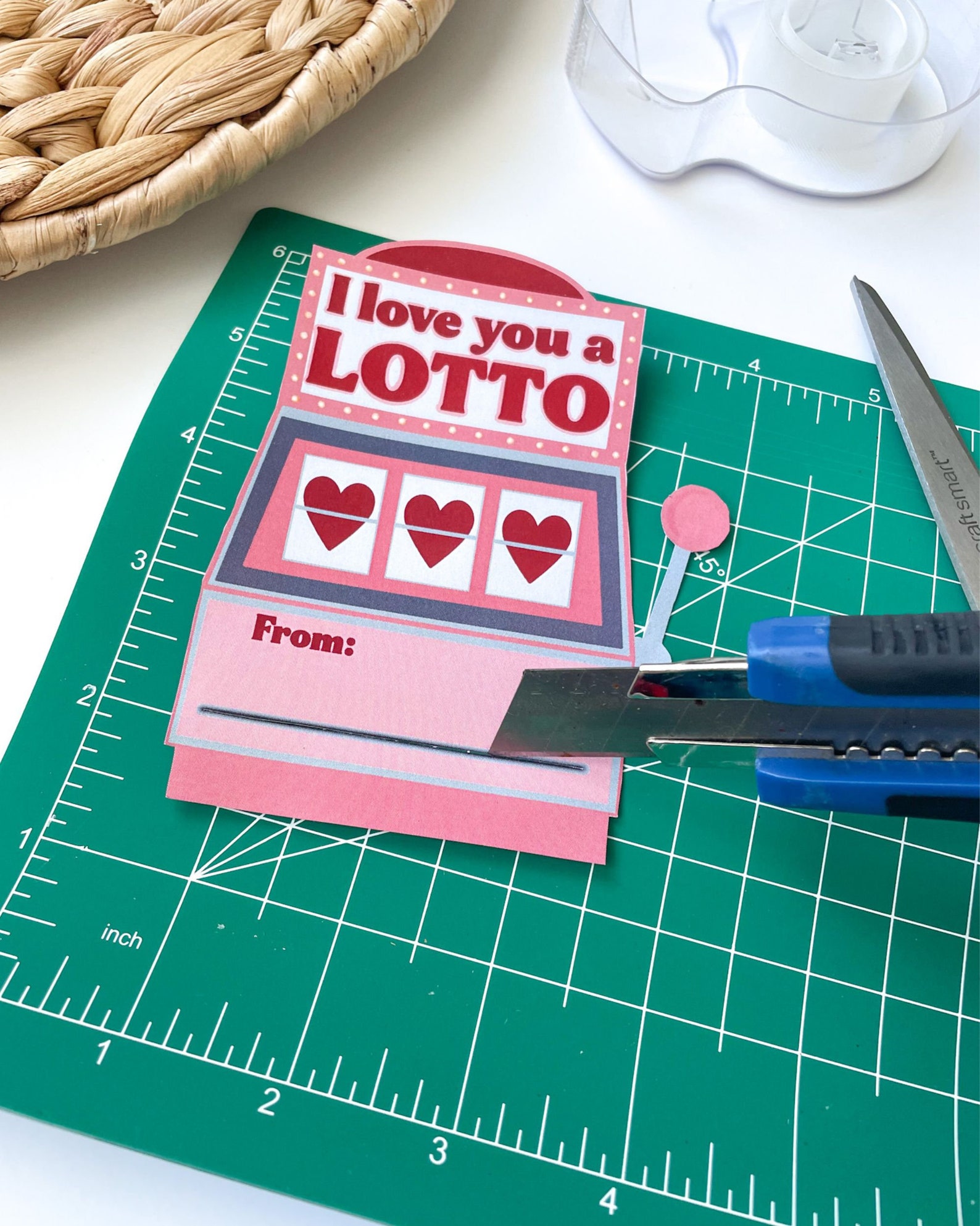 Valentine Scratch-off Lottery Ticket Holder | I Love You a Lotto ...