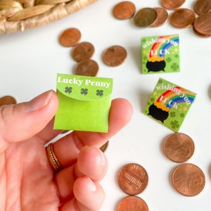 Lucky Penny Gift Envelope St Patricks Day Lucky Coin Holder for Class ...