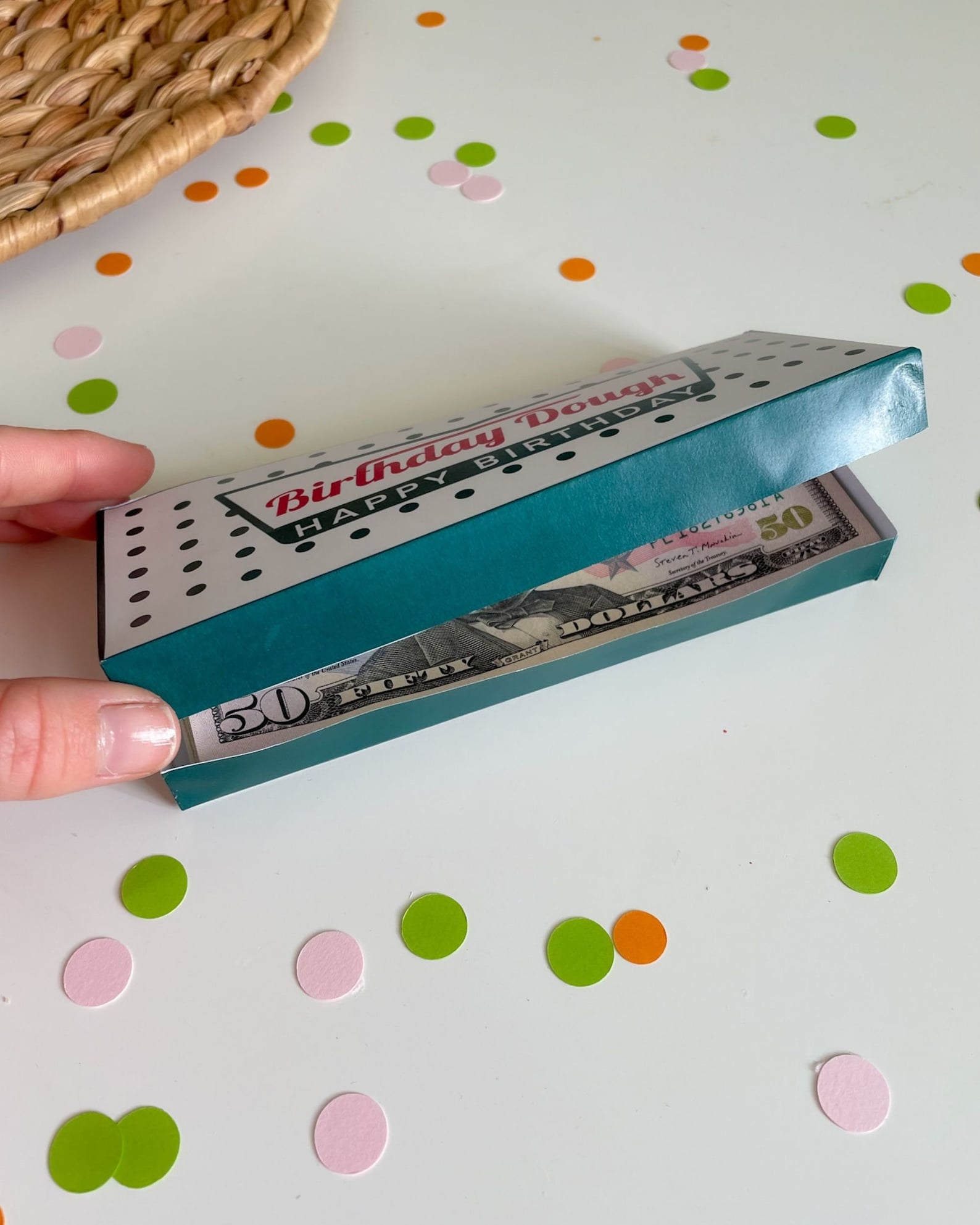 Printable Donut Money Gift Holder | Funny Birthday Cash Envelope ...