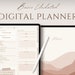 Digital Planner | Undated Simple Minimalist Boho Terracotta Daily ...