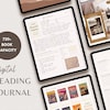 Digital Reading Journal Bundle | Dark Mode Book Tracker | Dark Academia ...