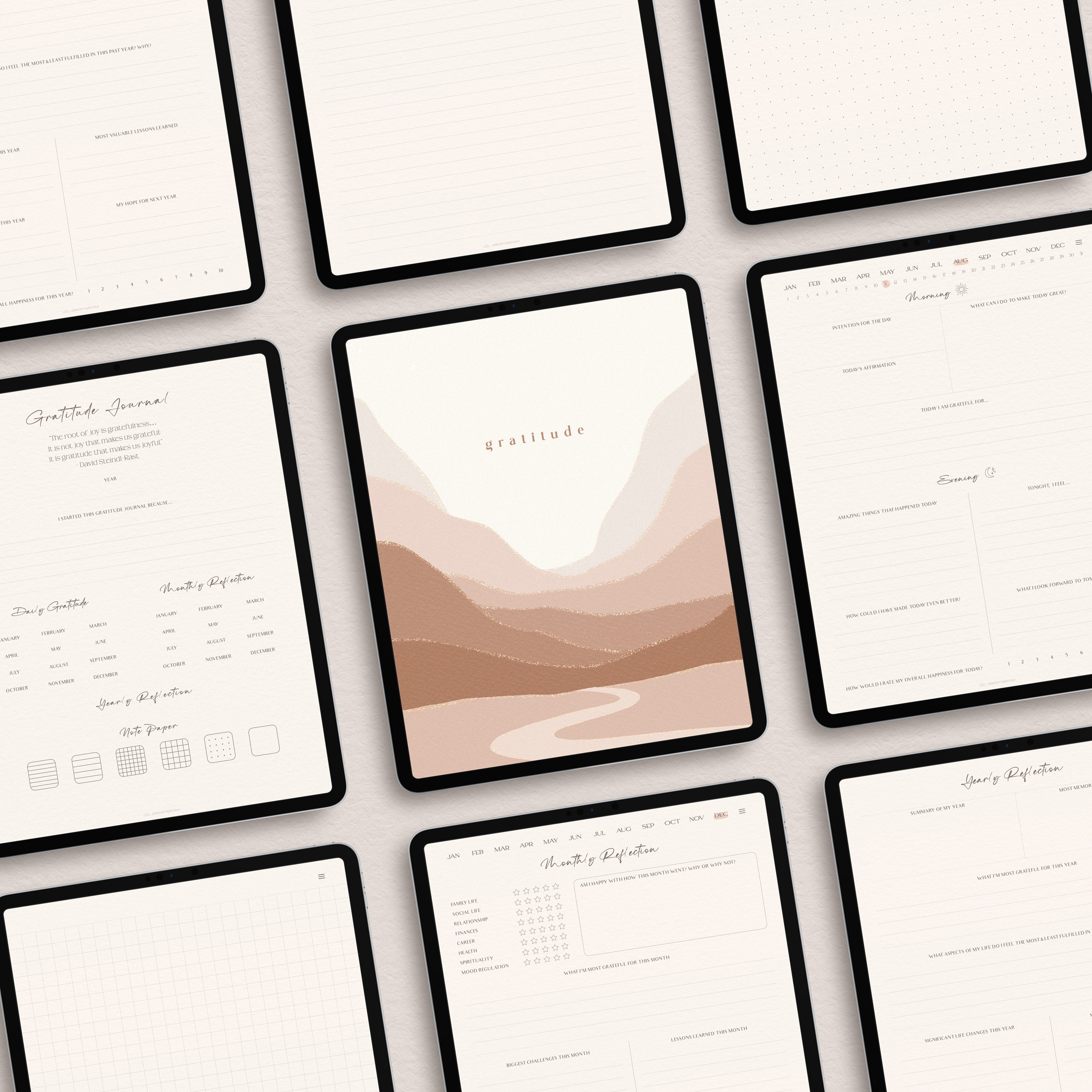 Digital Gratitude Journal: Five Minute Daily Reflection, Mindfulness ...