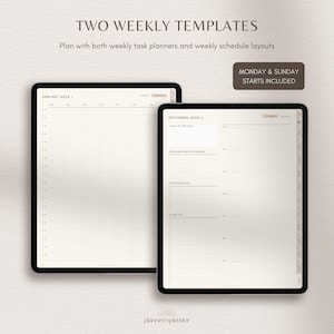 Digital Planner | Undated Simple Minimalist Boho Terracotta Daily ...