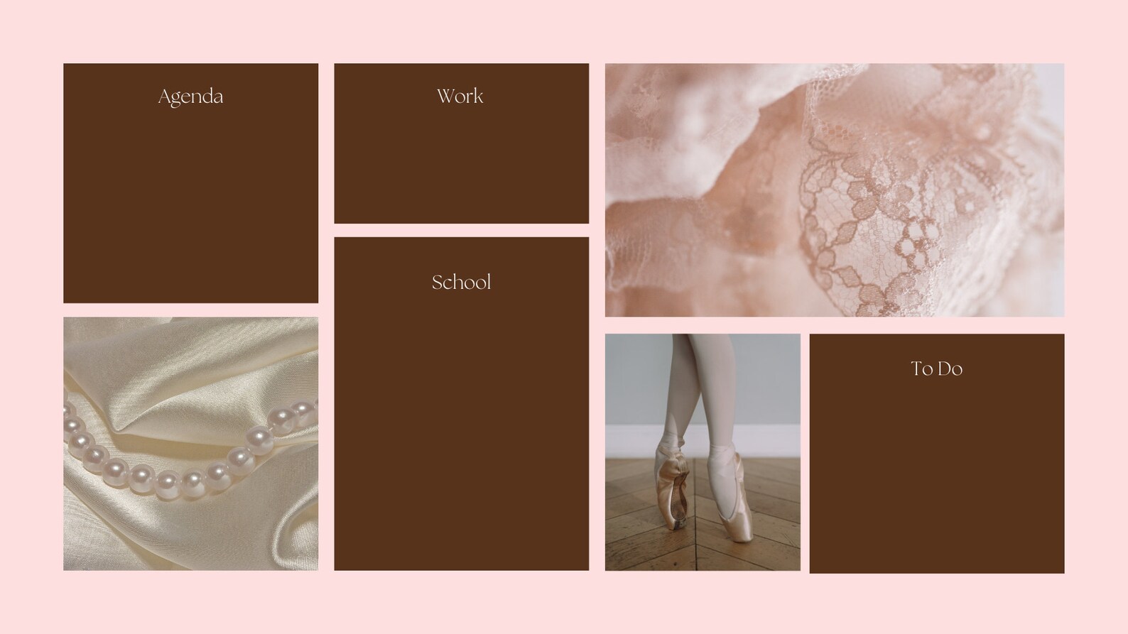 Light Pink Balletcore Feminine Desktop Wallpaper Organizer - Etsy