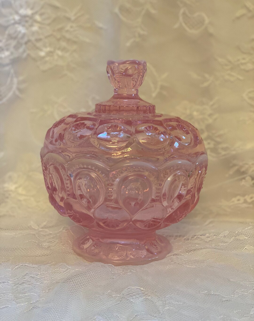 Moon and Star Passion Pink Opal Medium Candy Dish - Etsy