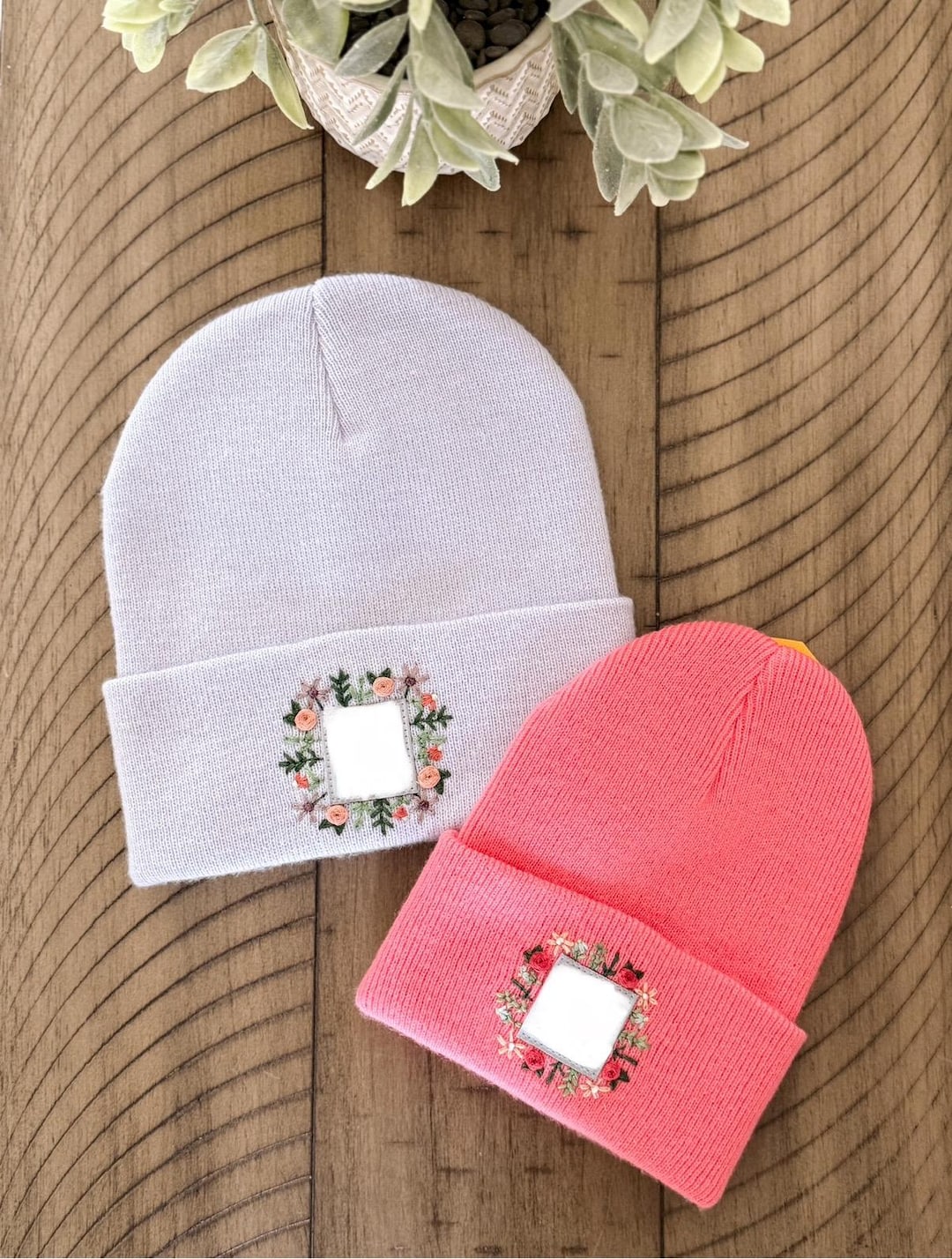 Hand Embroidered Carhartt Beanie | Floral Carhartt Hat | Custom Beanie ...