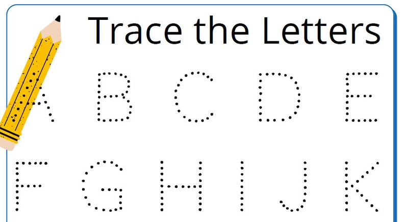 Connect the DOT | Alphabets With Kids - Etsy