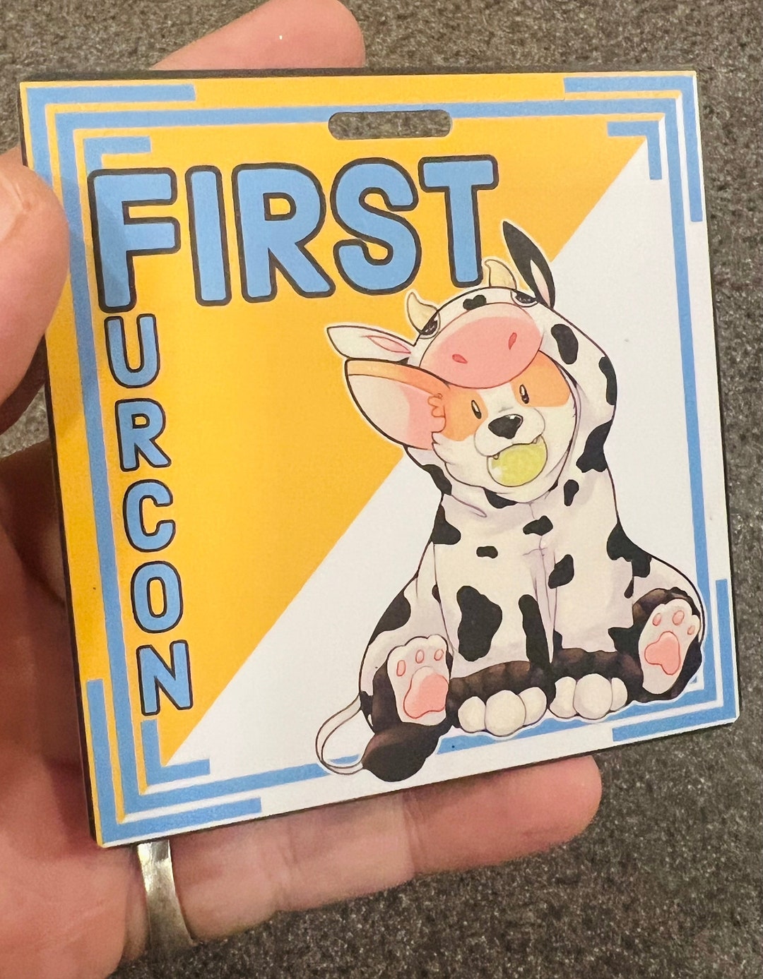 First Furcon Con Badge - Etsy