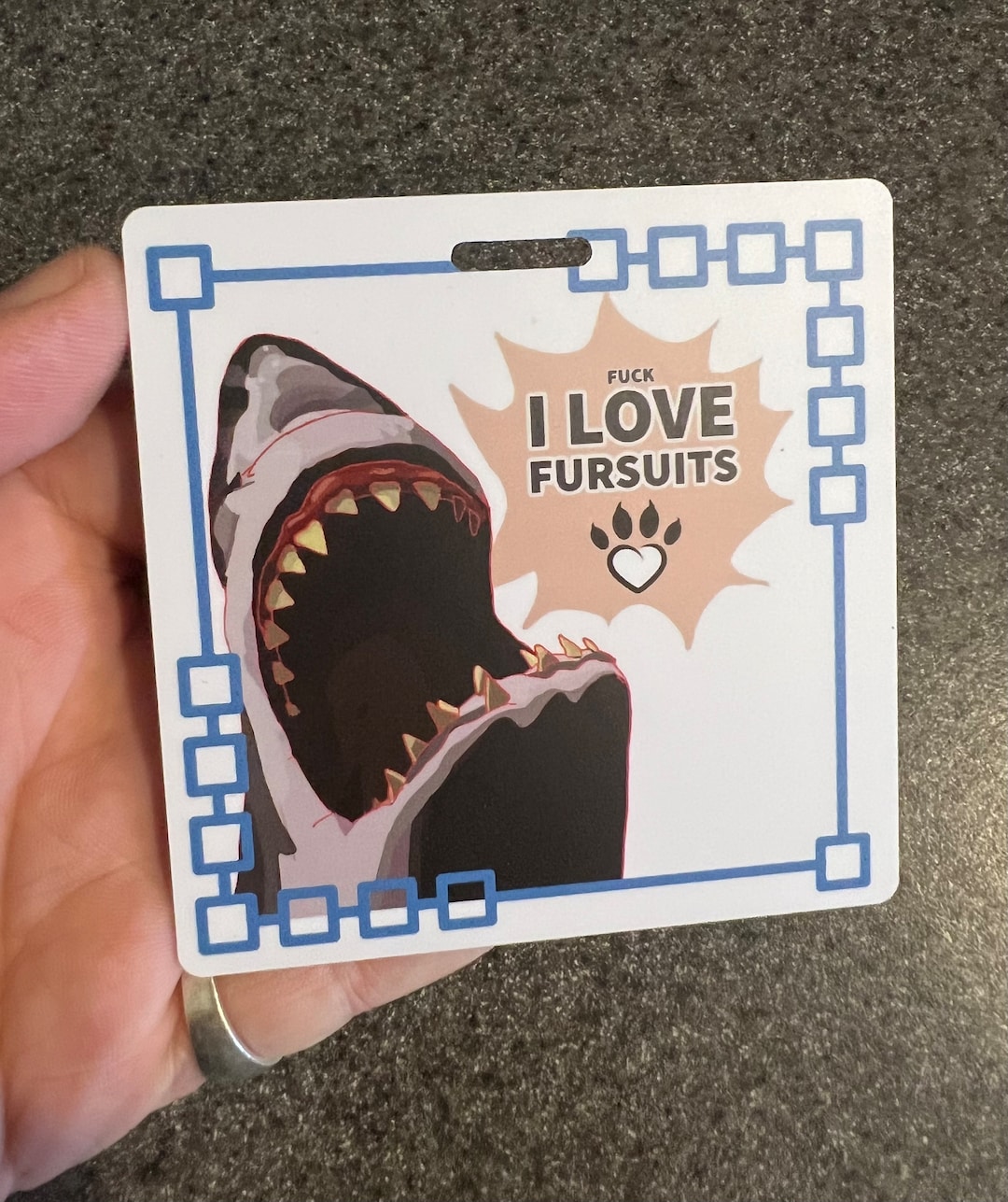 FURSUIT LOVE Furry Con Badge - Etsy
