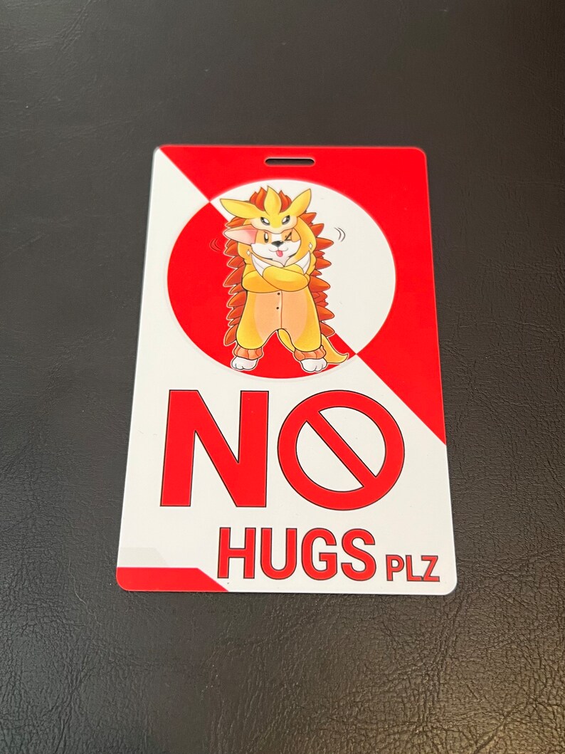 HUGS Furry Con Badge - Etsy