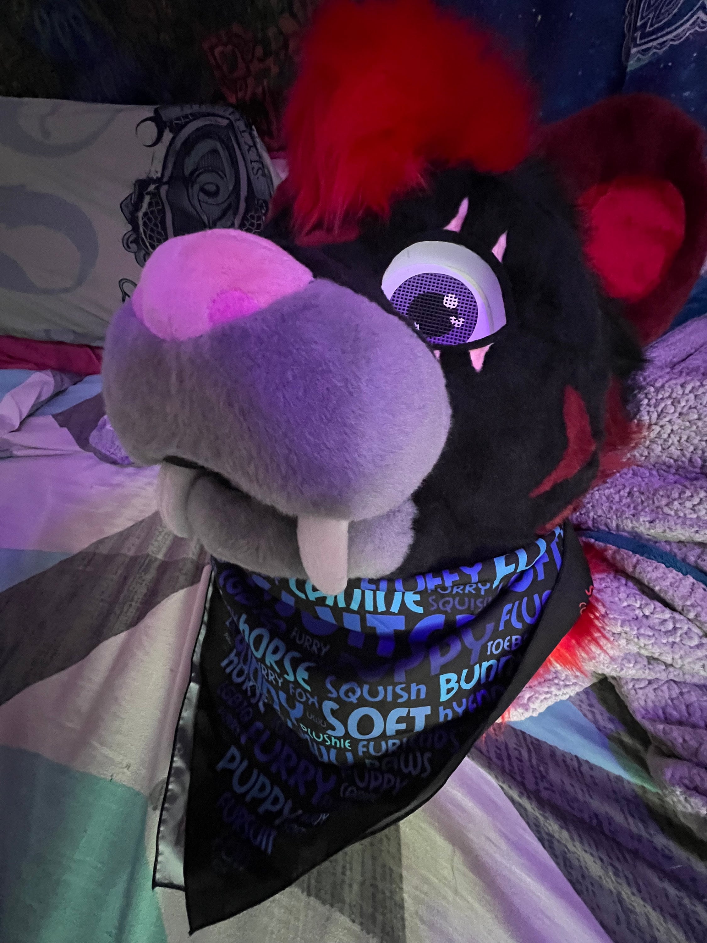 Fursuiter/mursuiter Bandana - Etsy UK