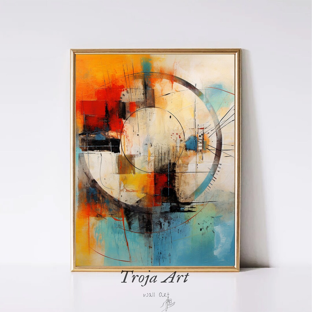 The Gateway Abstract Wall Art Oil Painting Oil Painting PRINTABLE ...