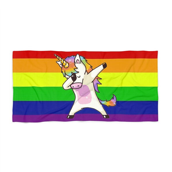 Lgbt Beach Towel Etsy