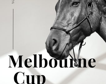 Melbourne Cup/ Race Day Invitation - Horse Race Day Invite - Etsy