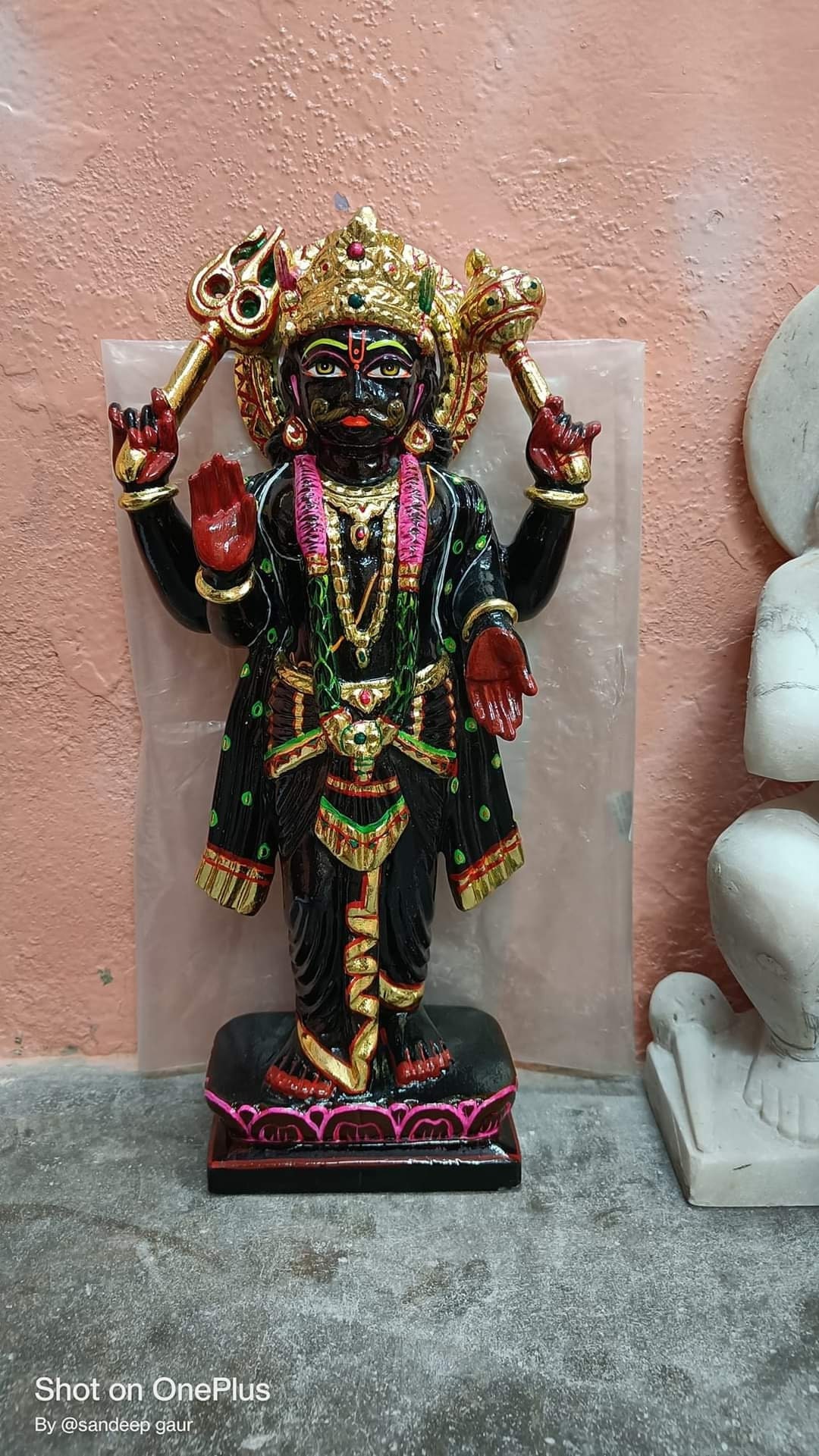 Shani Dev Lord Shani Deva Idol, Stone Shani Deva Statue, Shani Maharaj ...