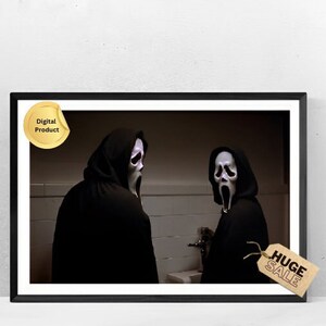 Scary Movie Poster Horror Movie Lover Movie Poster Decor for - Etsy