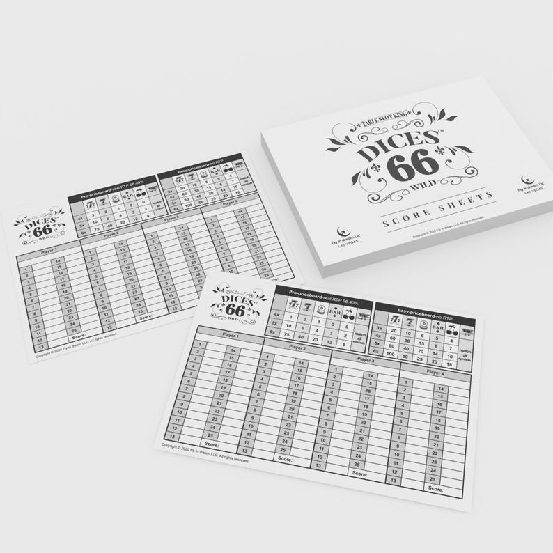 Dices66 - Score Sheets - Etsy