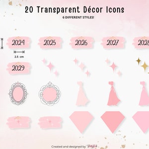 Pink Notion Customization Bundle | Digital Stickers Planner | Cozy Pink ...