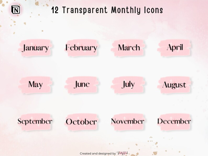 Pink Notion Customization Bundle | Digital Stickers Planner | Cozy Pink ...