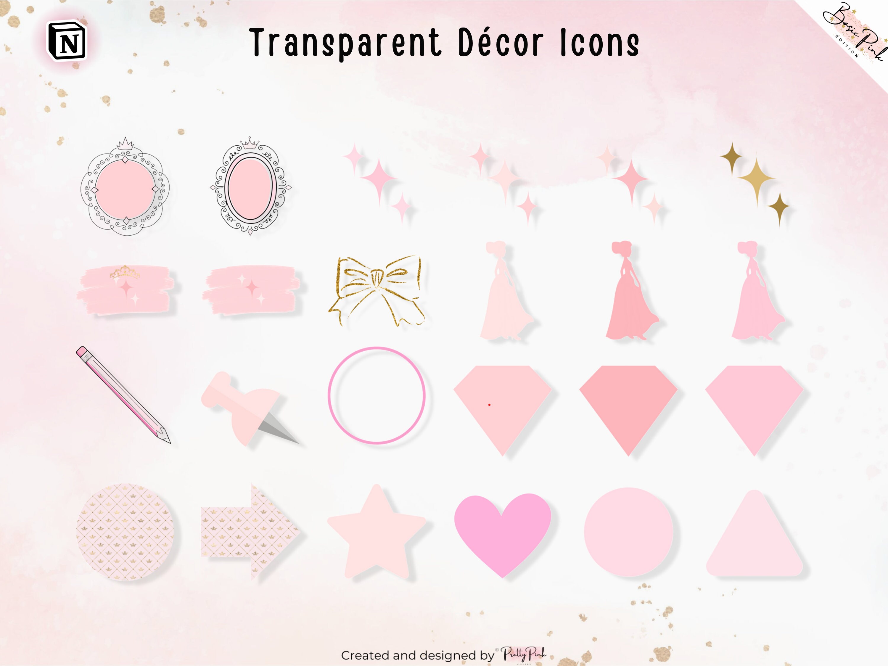 Notion Customization Bundle Pink Aesthetic Notion Life Planner Notion ...