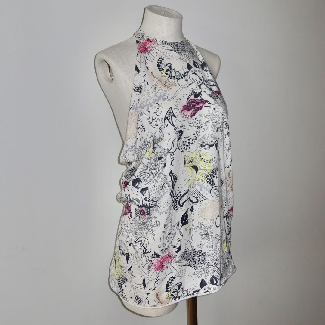 Chloé SS2002 Graphic Backless Tunic - Etsy
