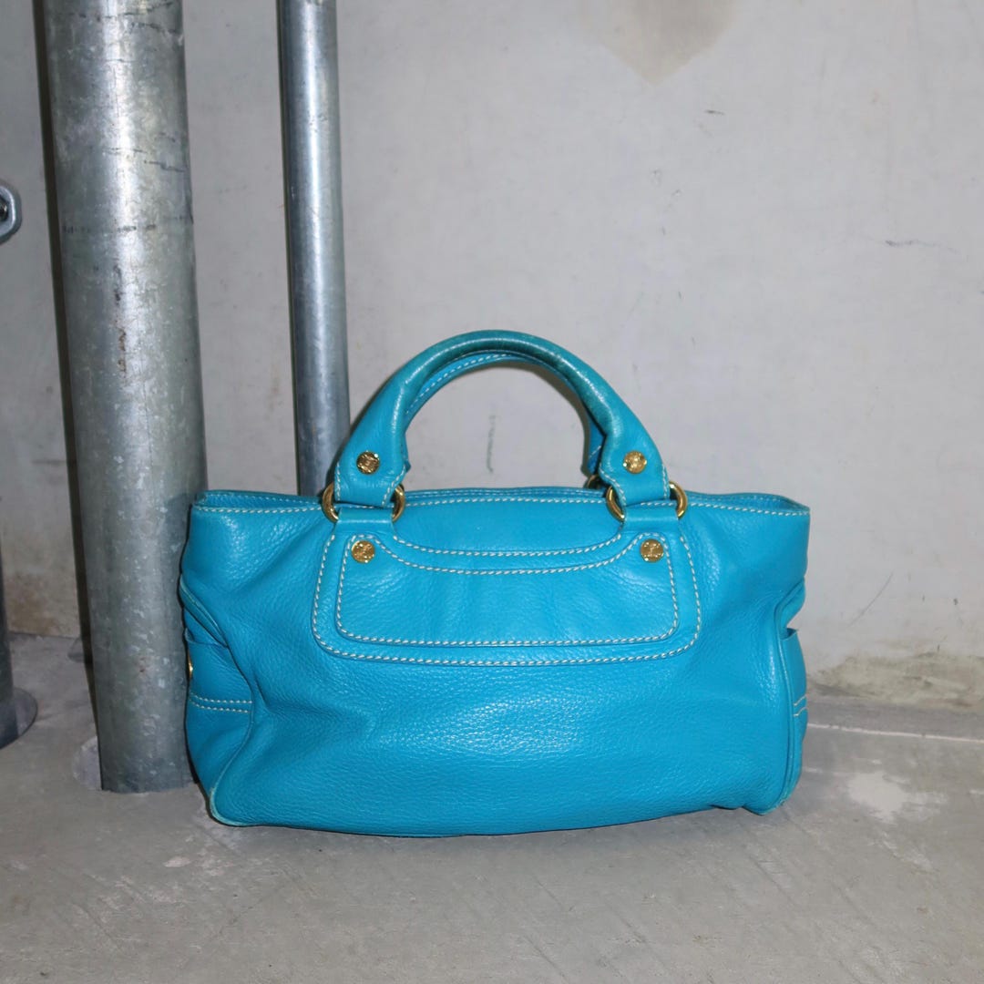 Celine Turquoise Boogie Bag - Etsy