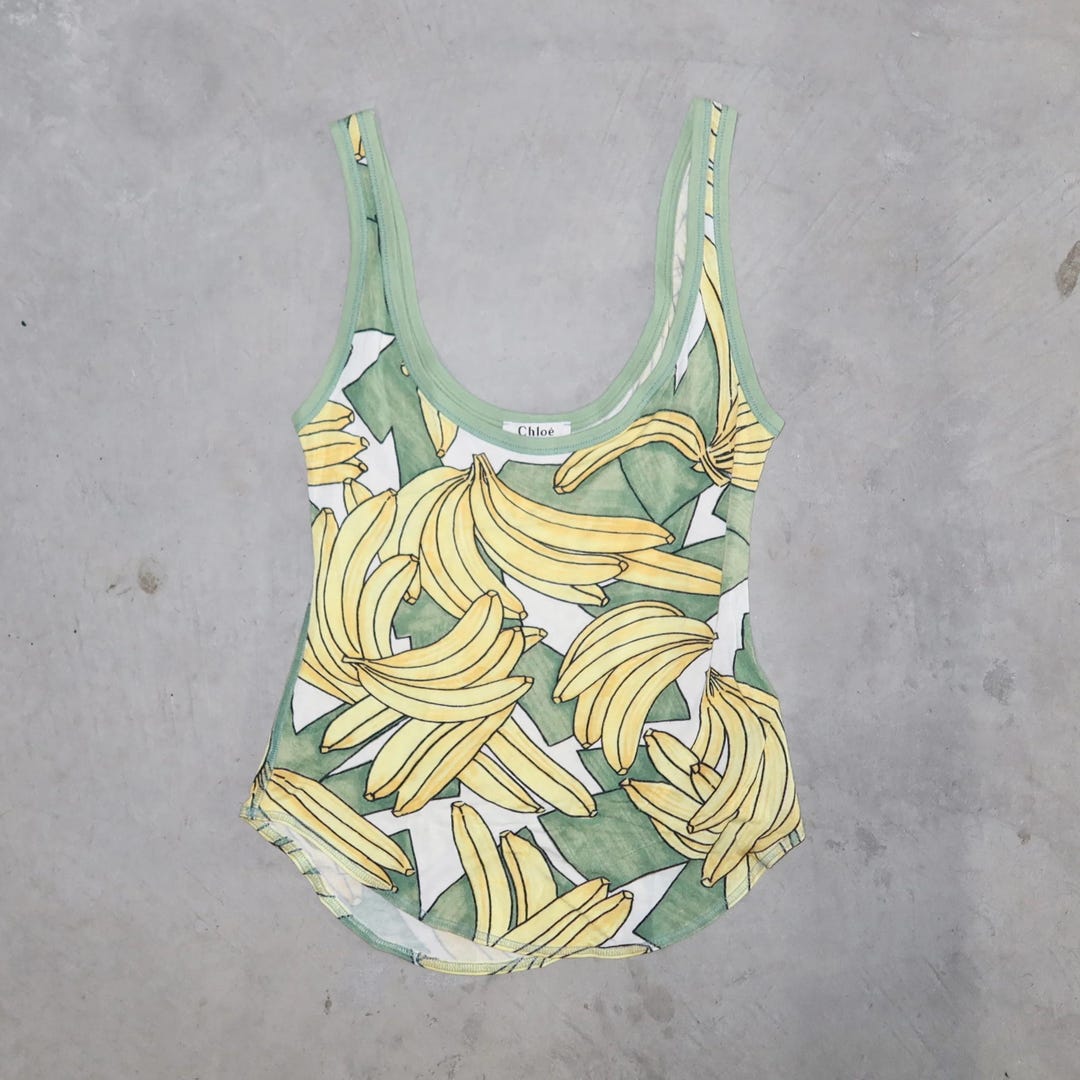 Chloé SS2004 Banana Tank - Etsy