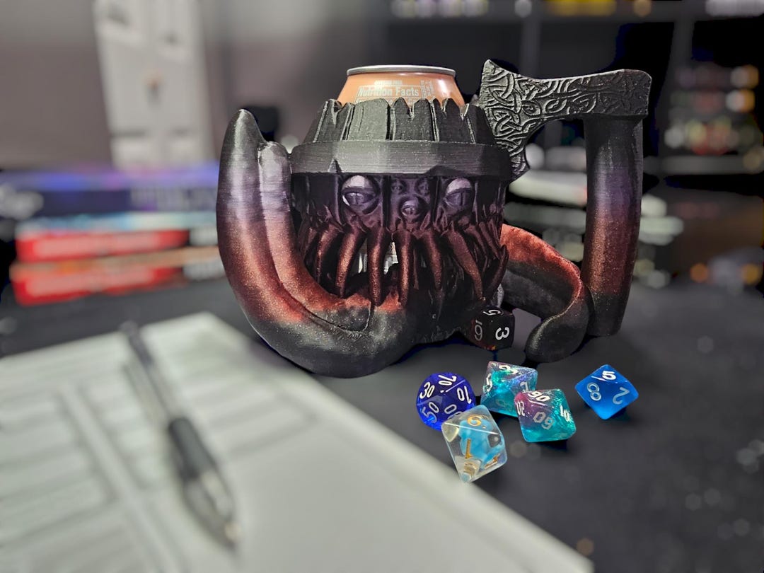 Mimic Sip N' Roll - Dice Tower & Can Cozy Combo! - Etsy