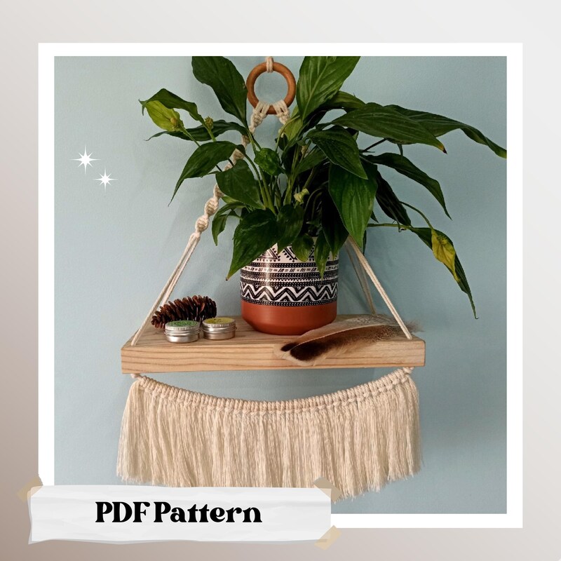 Macrame Shelf Pattern - Etsy