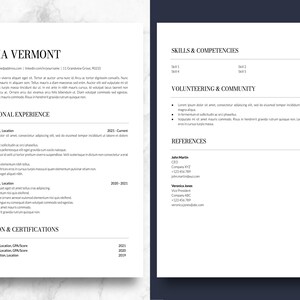 Professional Google Docs ATS Friendly Resume and Cover Letter Template ...
