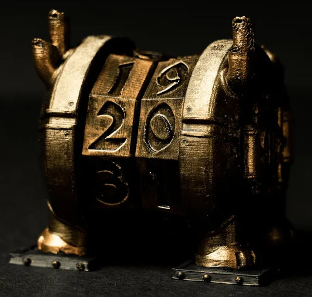 Steampunk Theme Life Counter 3D Printed Custom Color Dungeons and ...