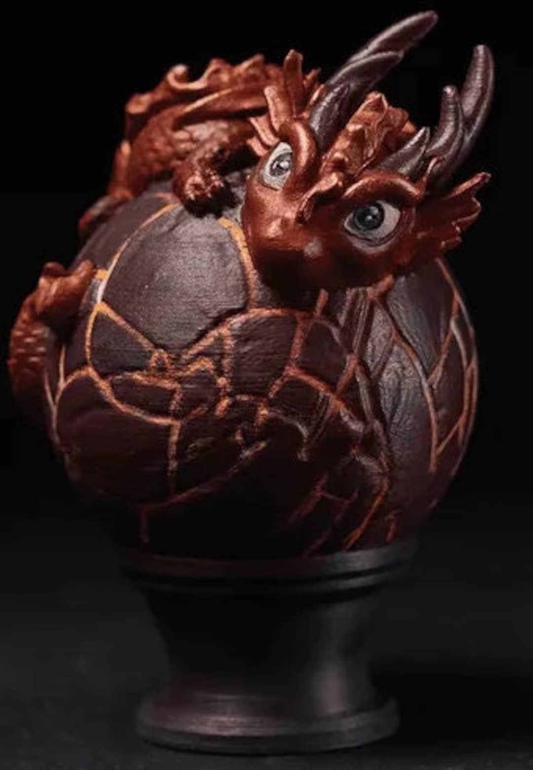 Elemental Fire Dragon 3D Printed Custom Colors - Etsy