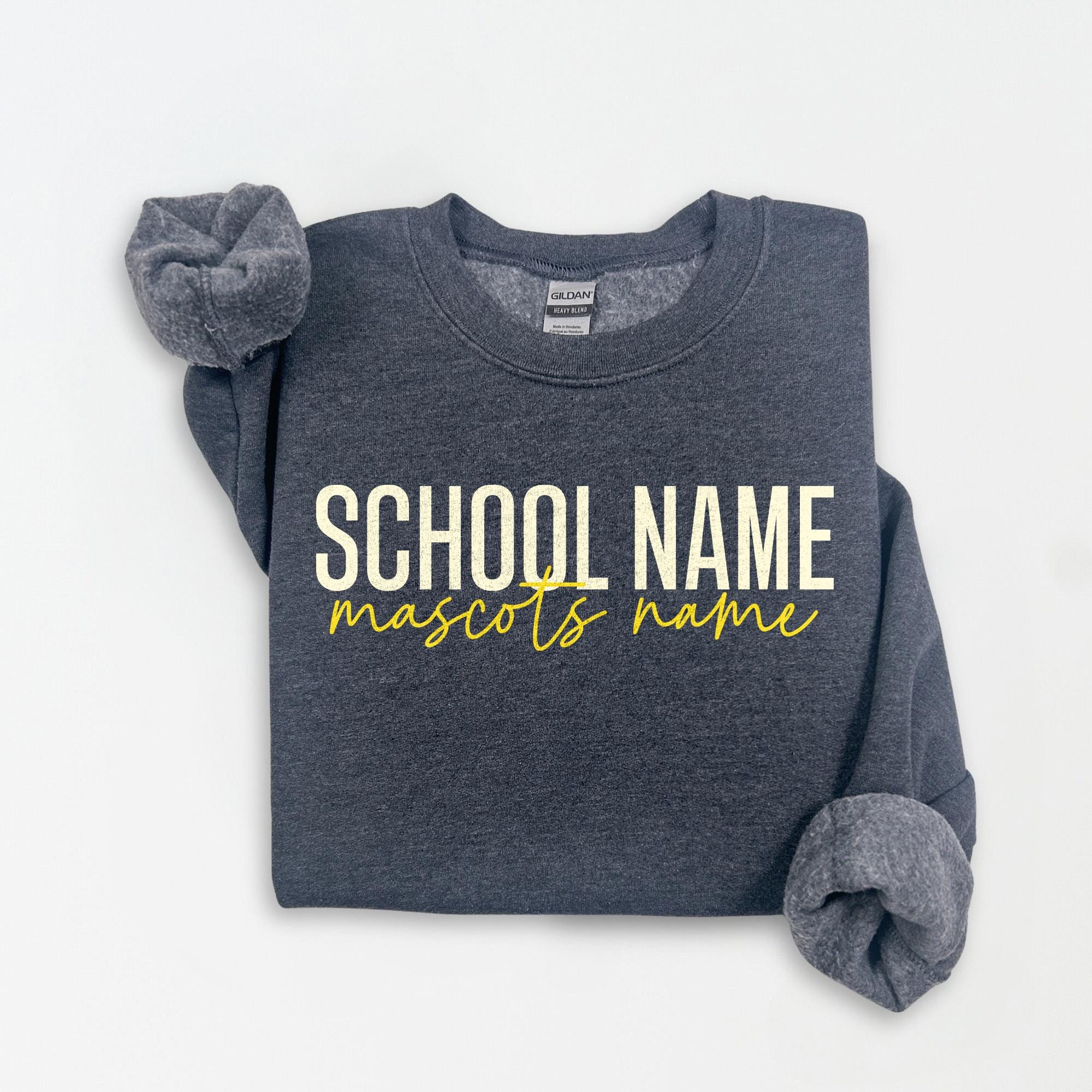 Personalized School Shirt, Custom School Sweatshirt, Custom Text Tshirt ...