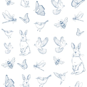 Vintage Linework Animals Overglaze Decal Sheet for Ceramic and Pottery ...