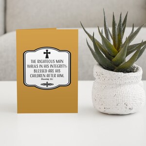 Righteous Man Svg, Proverbs 20:7 Svg, Scripture Svg, Bible Svg, Fathers ...