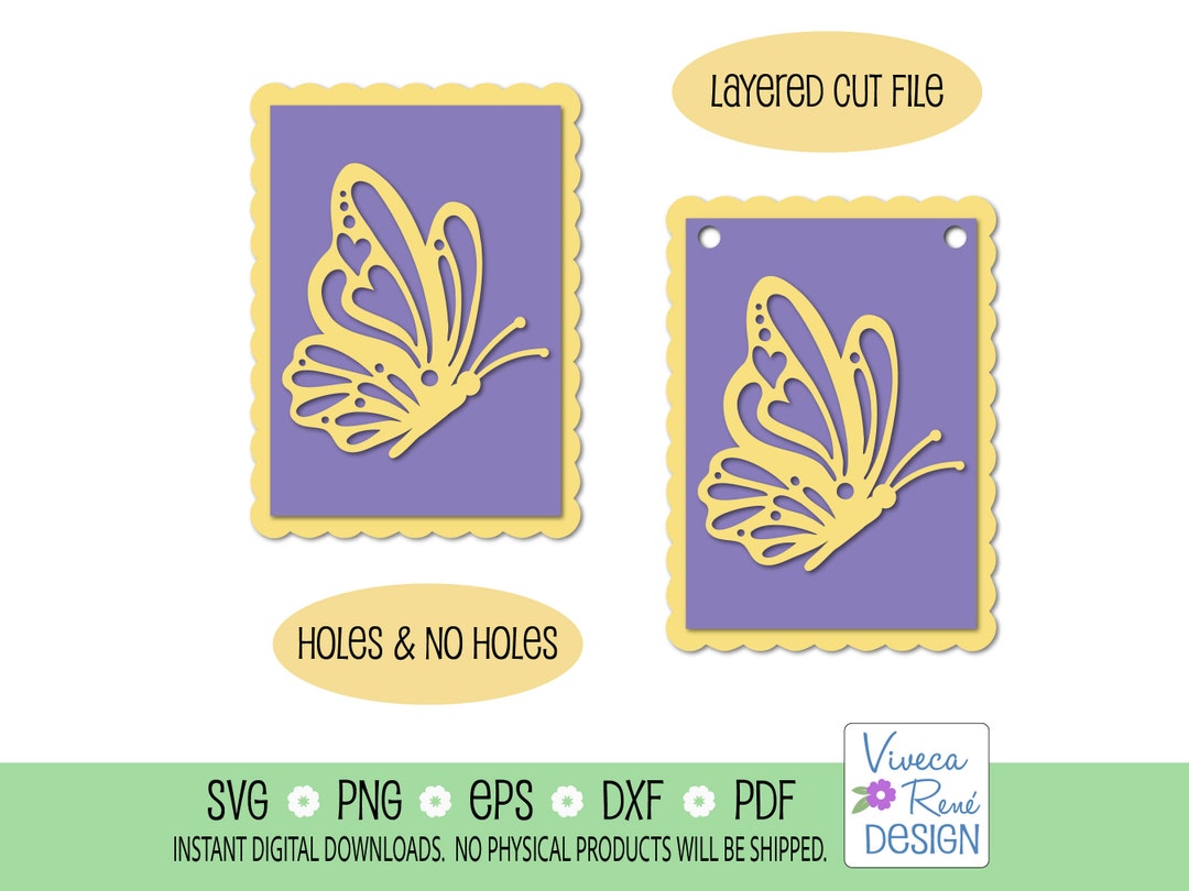 Butterfly Banner SVG: Wedding, Shower, Birthday Garland (digital ...