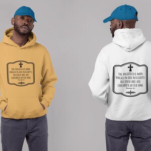 Righteous Man Svg, Proverbs 20:7 Svg, Scripture Svg, Bible Svg, Fathers ...