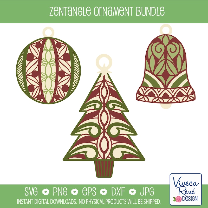 Zentangle Christmas - Etsy