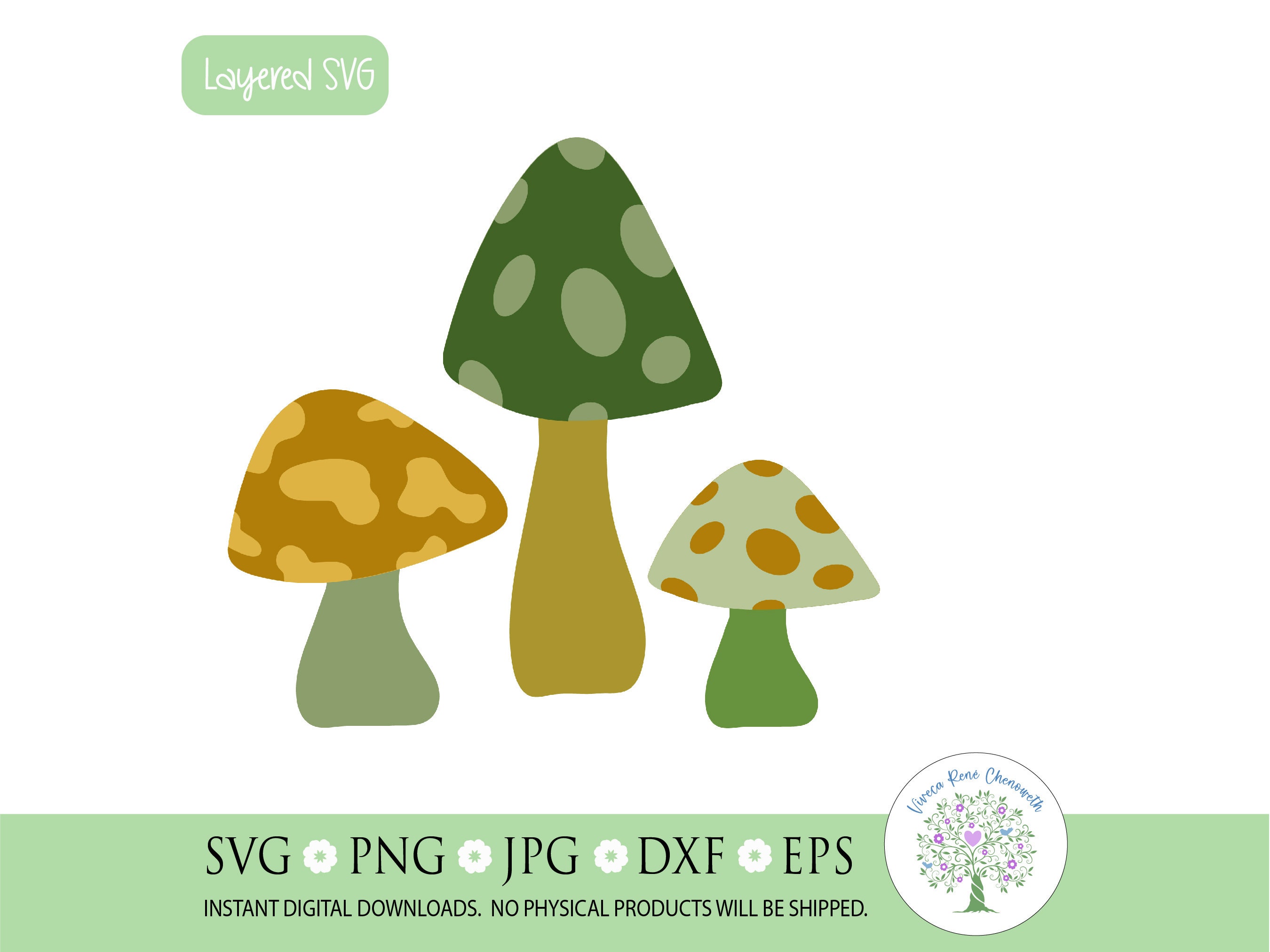 Mushroom Svg Fungi Svg Camouflage Mushroom Svg Fairycore - Etsy