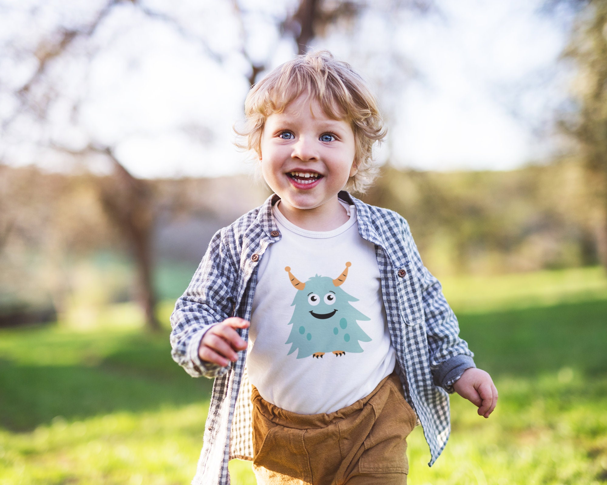 Whimsical Blue Monster With Horns Svg, Wild Thing Monster Svg, Cute ...