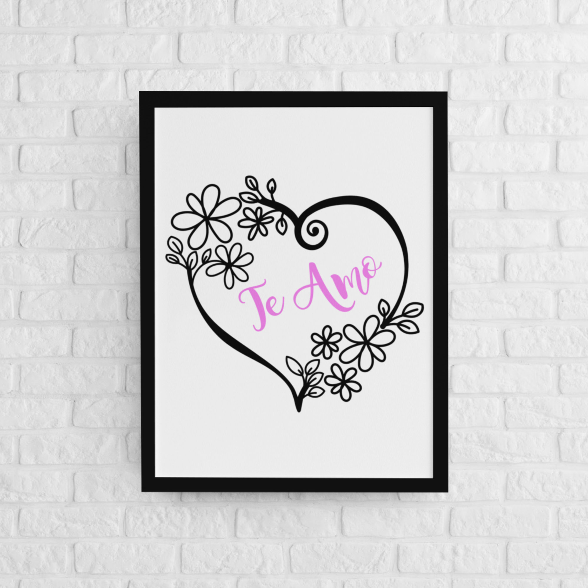 Te Amo Floral Heart SVG, Spanish Valentine Svg, I Love You Svg, Spanish ...