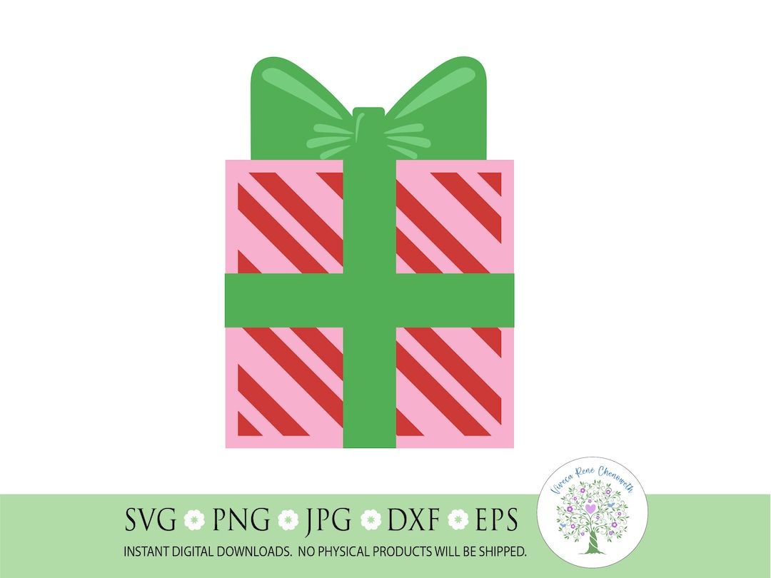 Christmas Gift Svg, Present Svg, Gift Box Svg, Ribbon Svg, Gift Icon ...