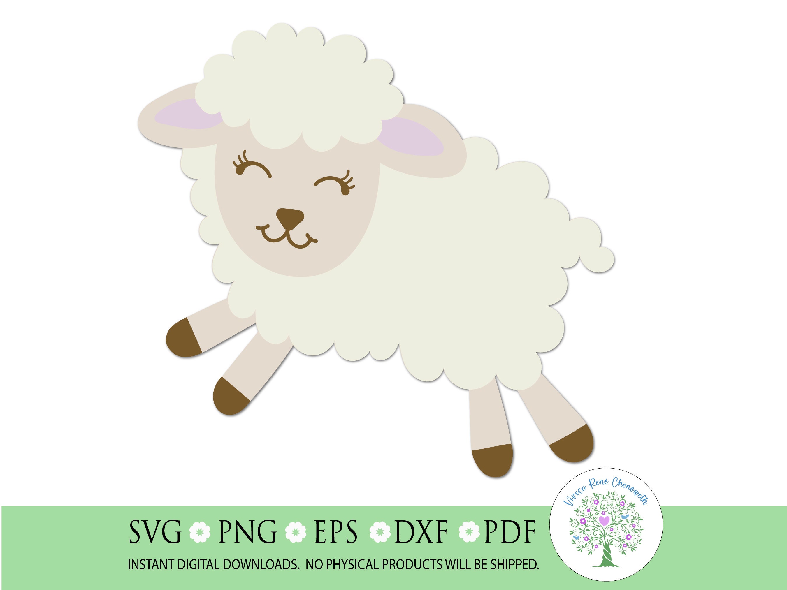 Baby Lamb Svg Farm Animal Svg Sheep Svg Spring Svg Easter - Etsy