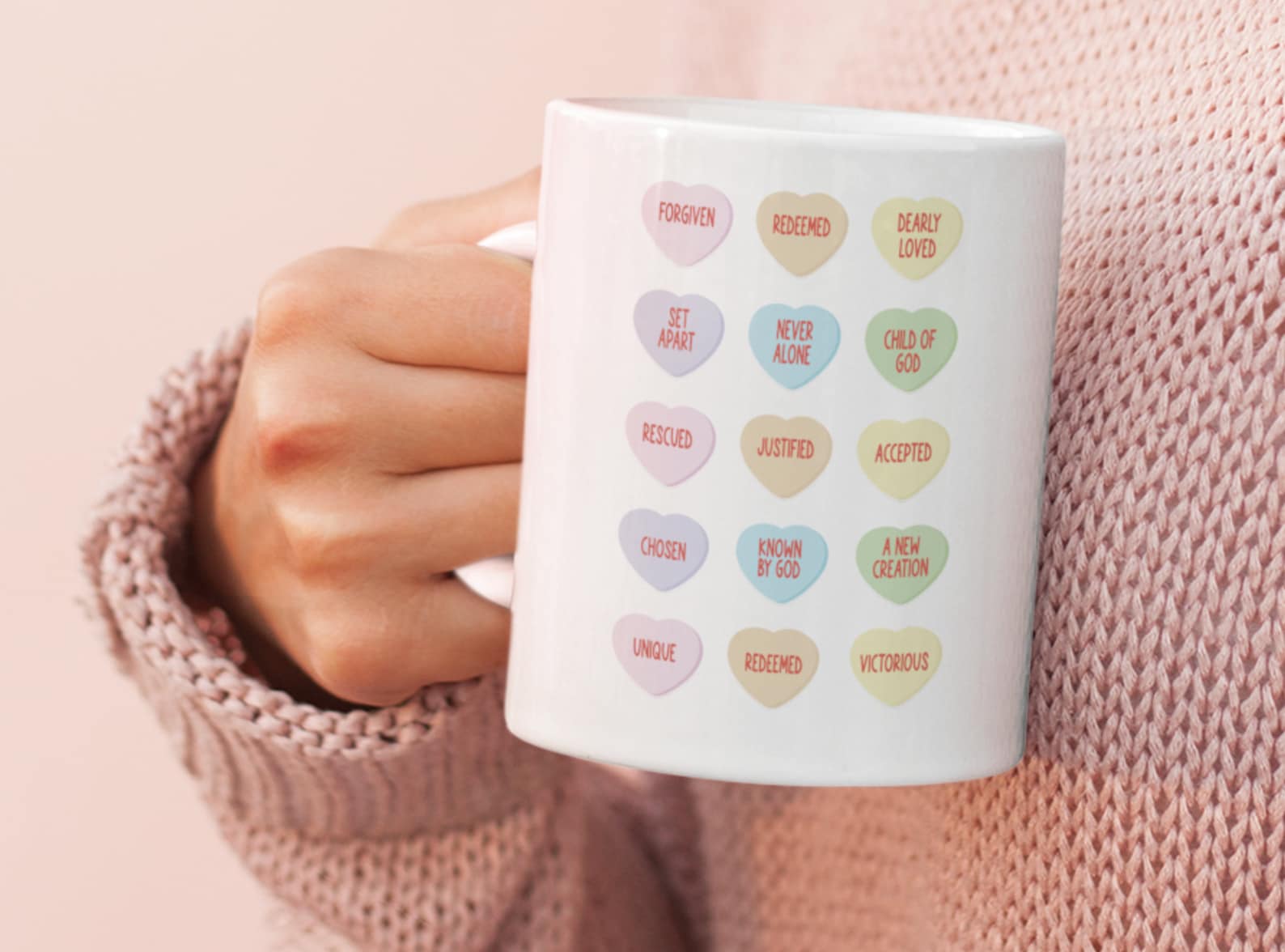 Christian Conversation Hearts SVG: Valentine's Day Cut Files (digital ...