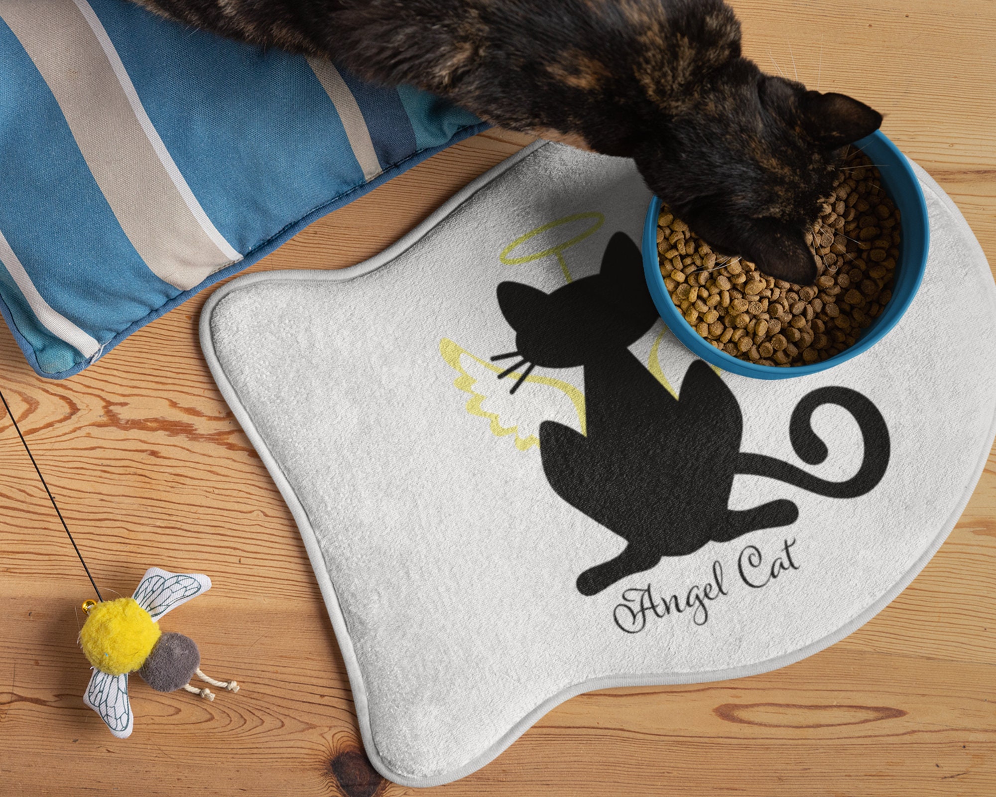 Cute Cat SVG Angel Cat SVG Heavenly Cat Svg Black Cat Svg - Etsy