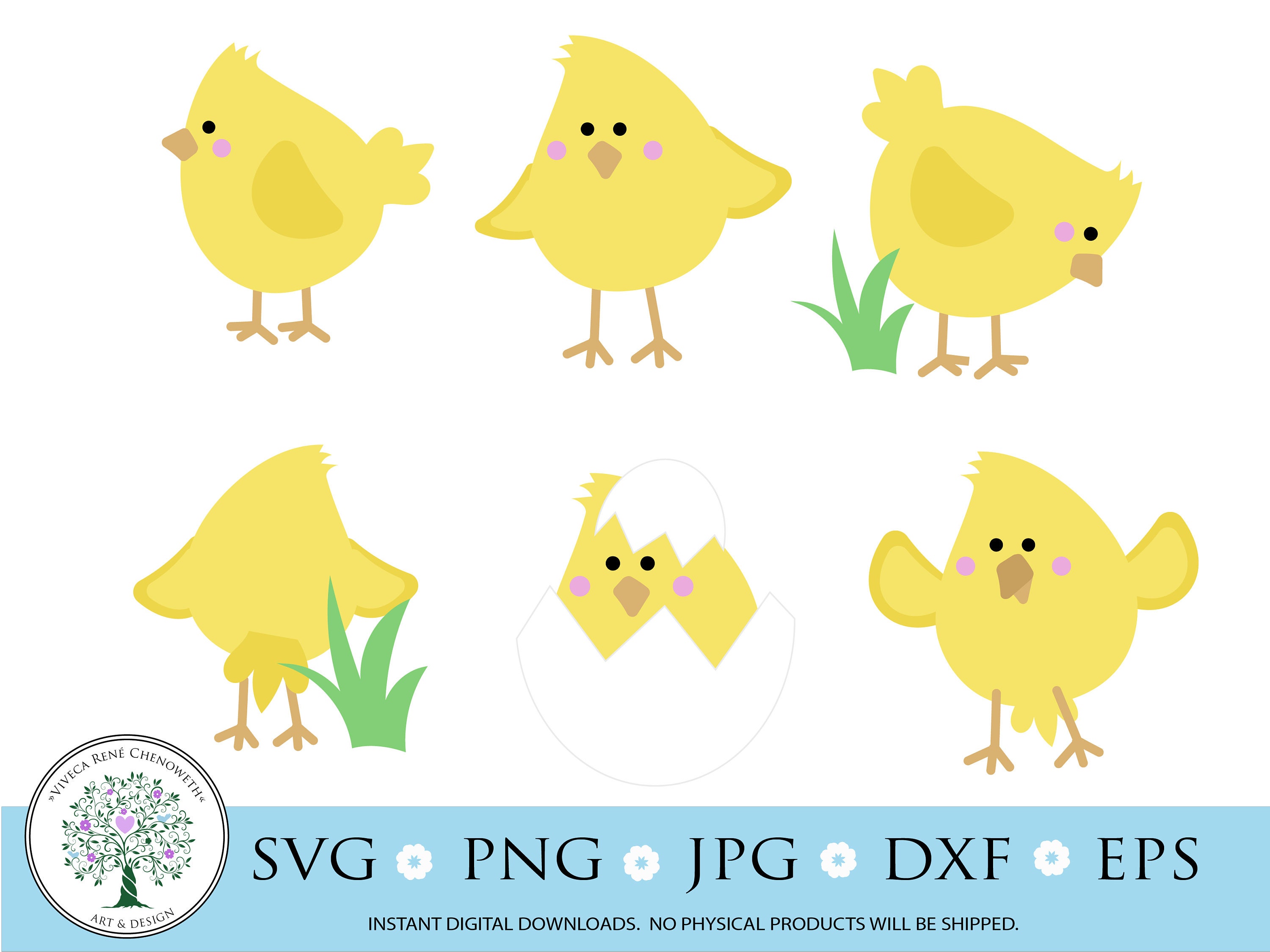 Baby Chicks Svg Easter Chicks Svg Cute Chicks Set Svg Baby - Etsy
